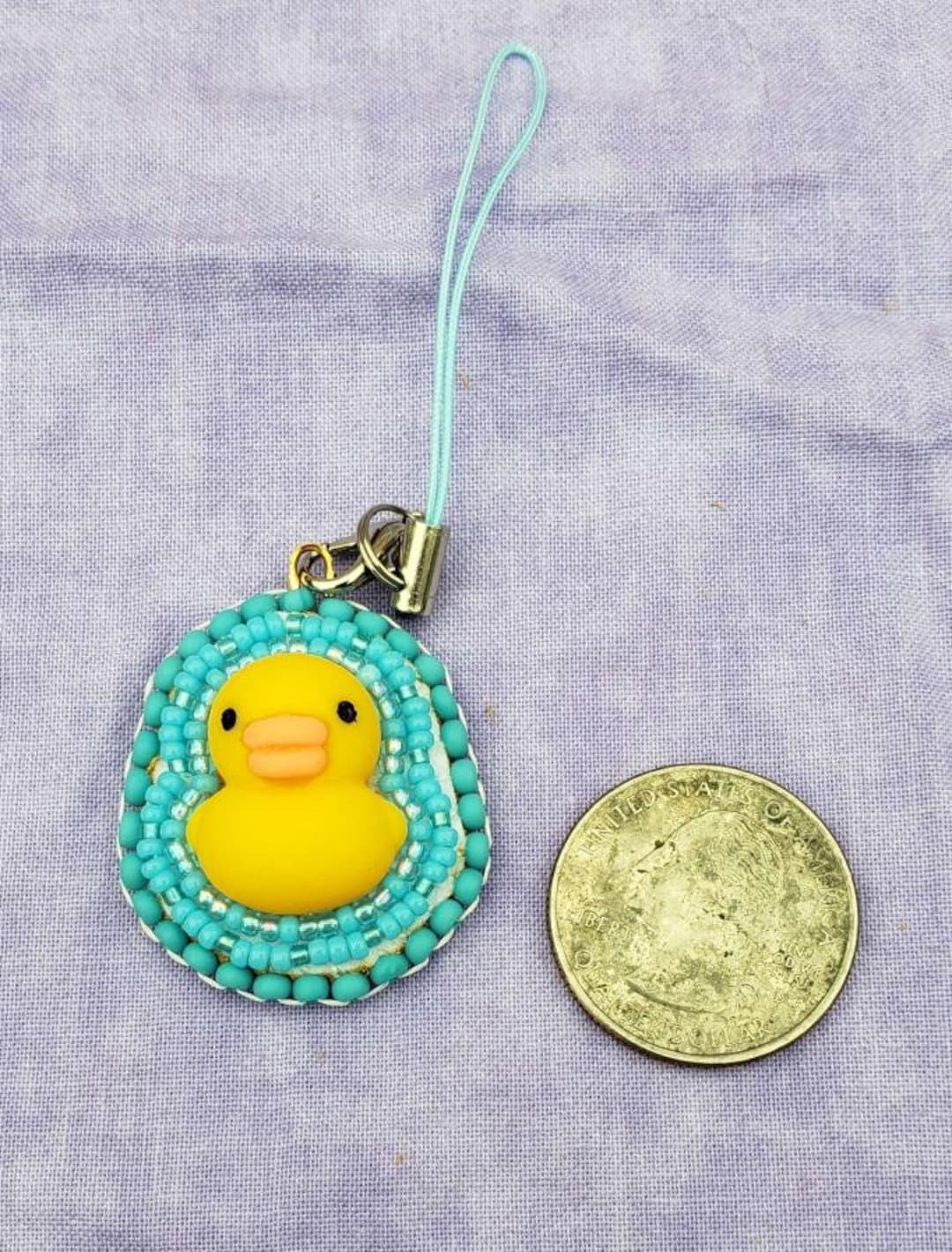 Rubber Duck Phone Charm - Etsy