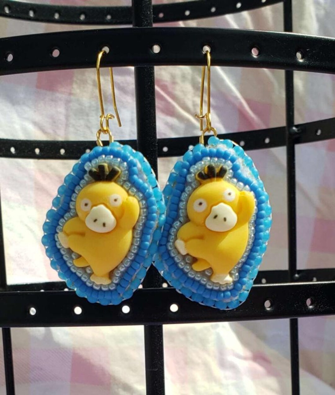 Dancing Migraine Video Game Duck Resin Earrings - Etsy