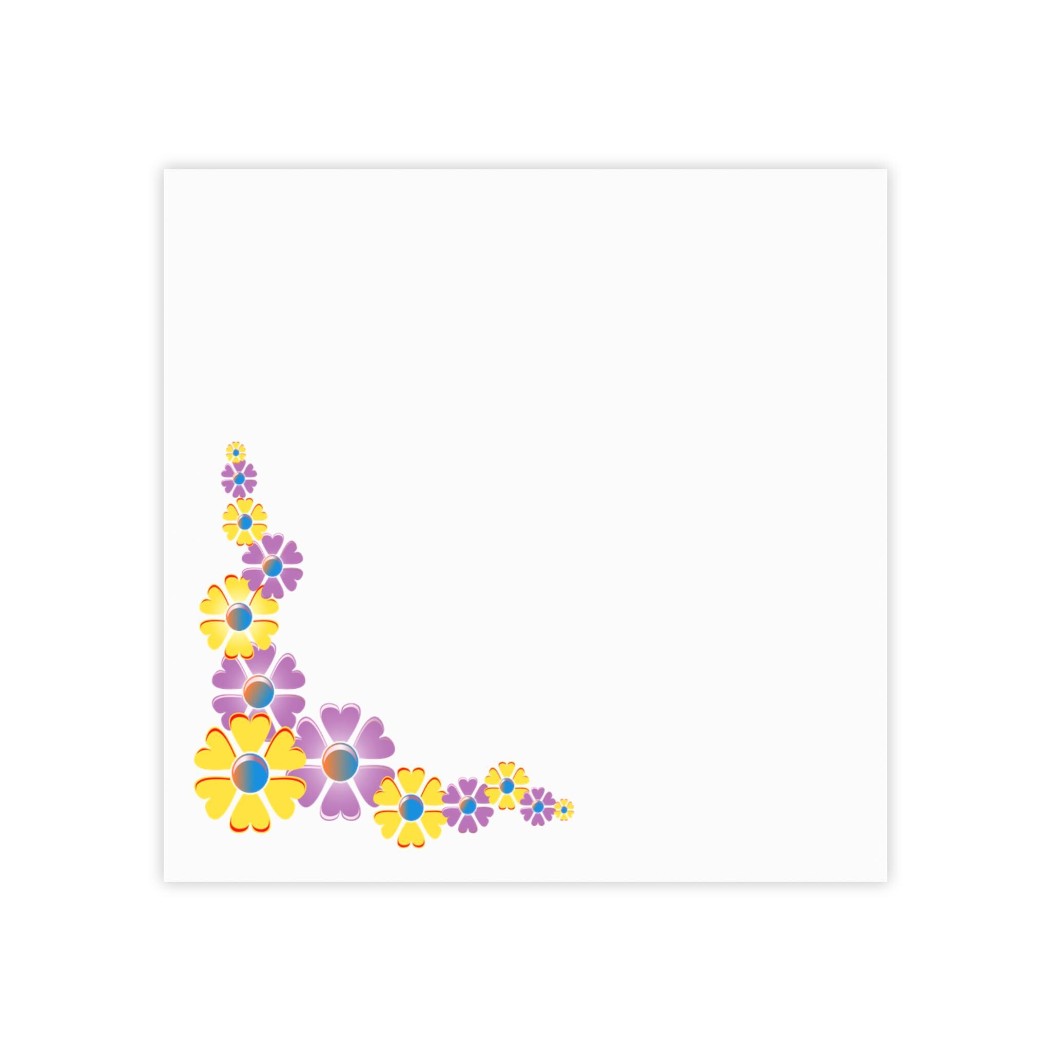 Flower Corner Post-it® Note Pads - Etsy