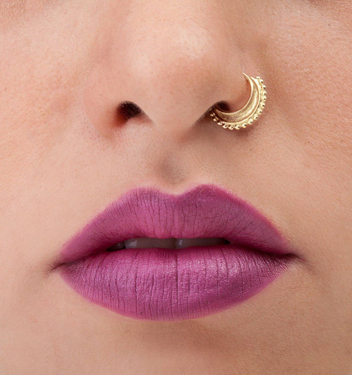 Nose Ring Gold Nose Ring Indian Nose Ring Nose Hoop Indian - Etsy