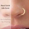 Gold Daith Ring, Gold Earring for Daith, Real Gold Daith, Solid 14k ...