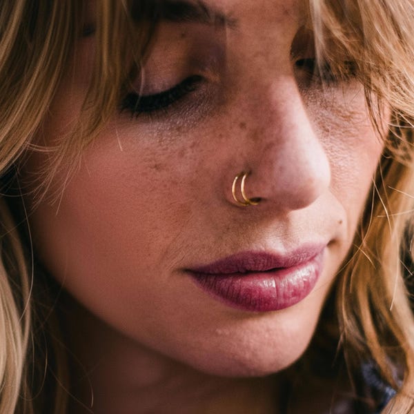 Fake Nose Ring - Etsy