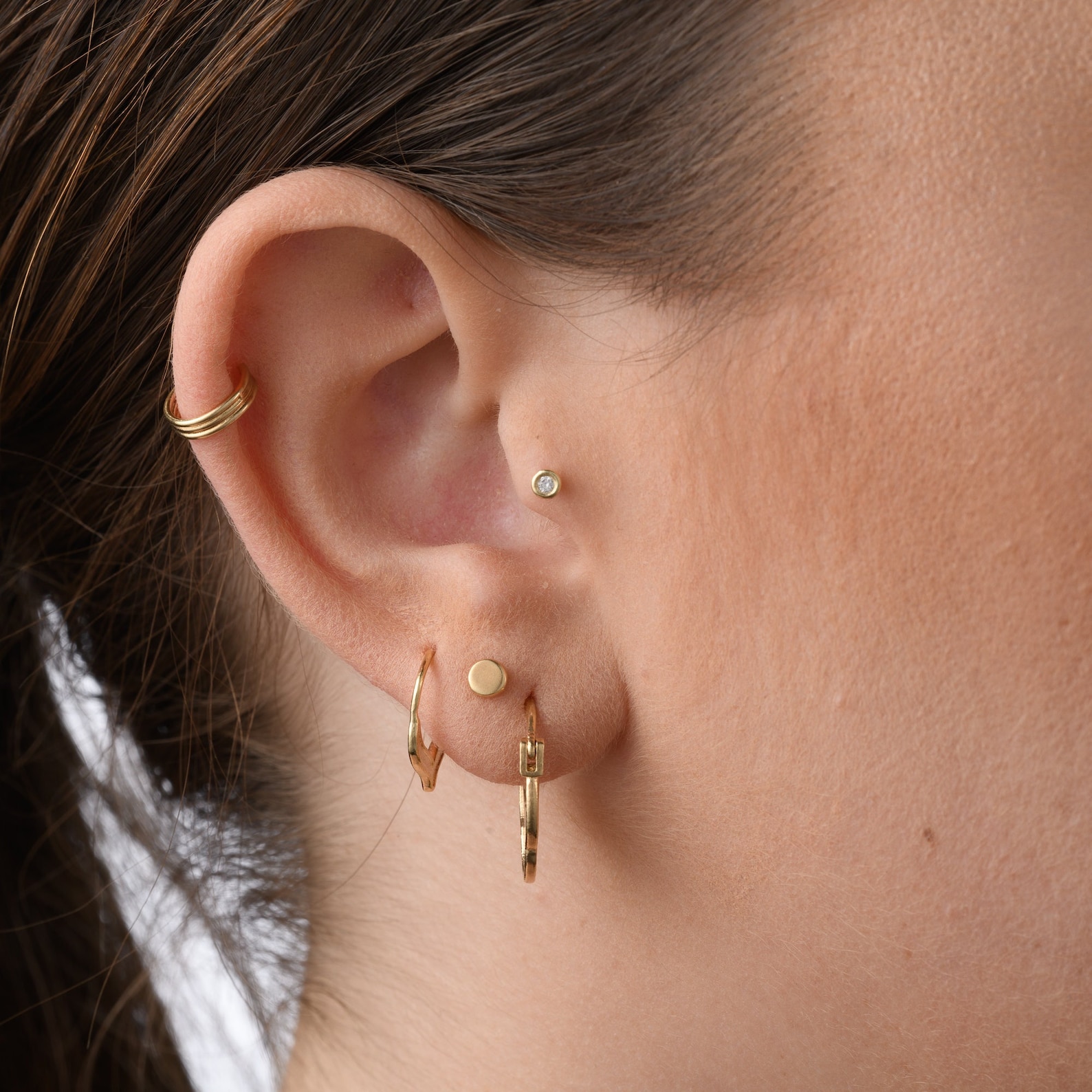 Gold Helix Ring 14k Gold Cartilage Ring Gold Helix Hoop - Etsy