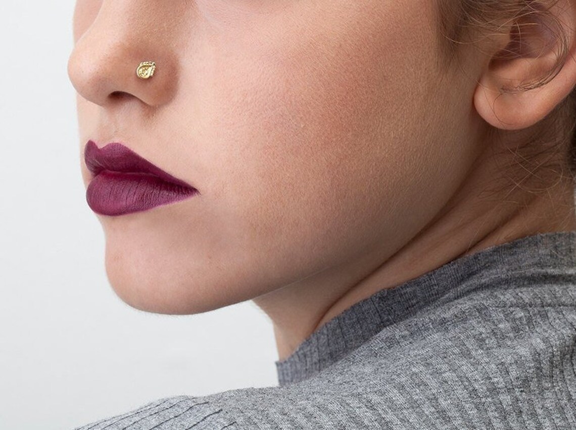 Gold Nose Stud Nose Jewelry Nose Piercing Nose Pin Nose - Etsy