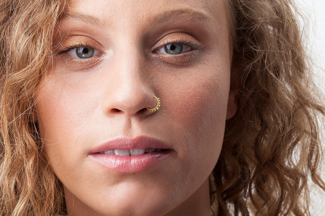 Tribal Septum Ring Indian Septum Ring Gold Septum Jewelry | Etsy