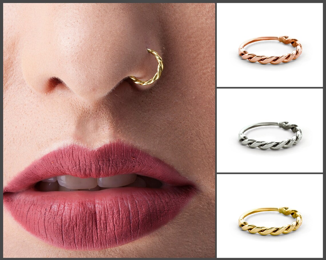 Gold Tragus Earring Gold Tragus Piercing Tragus Moon Ring | Etsy