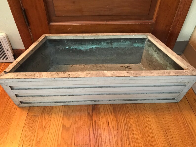 Rustic Wood Flower Planter Window Box Vintage Country Primitive Wood ...