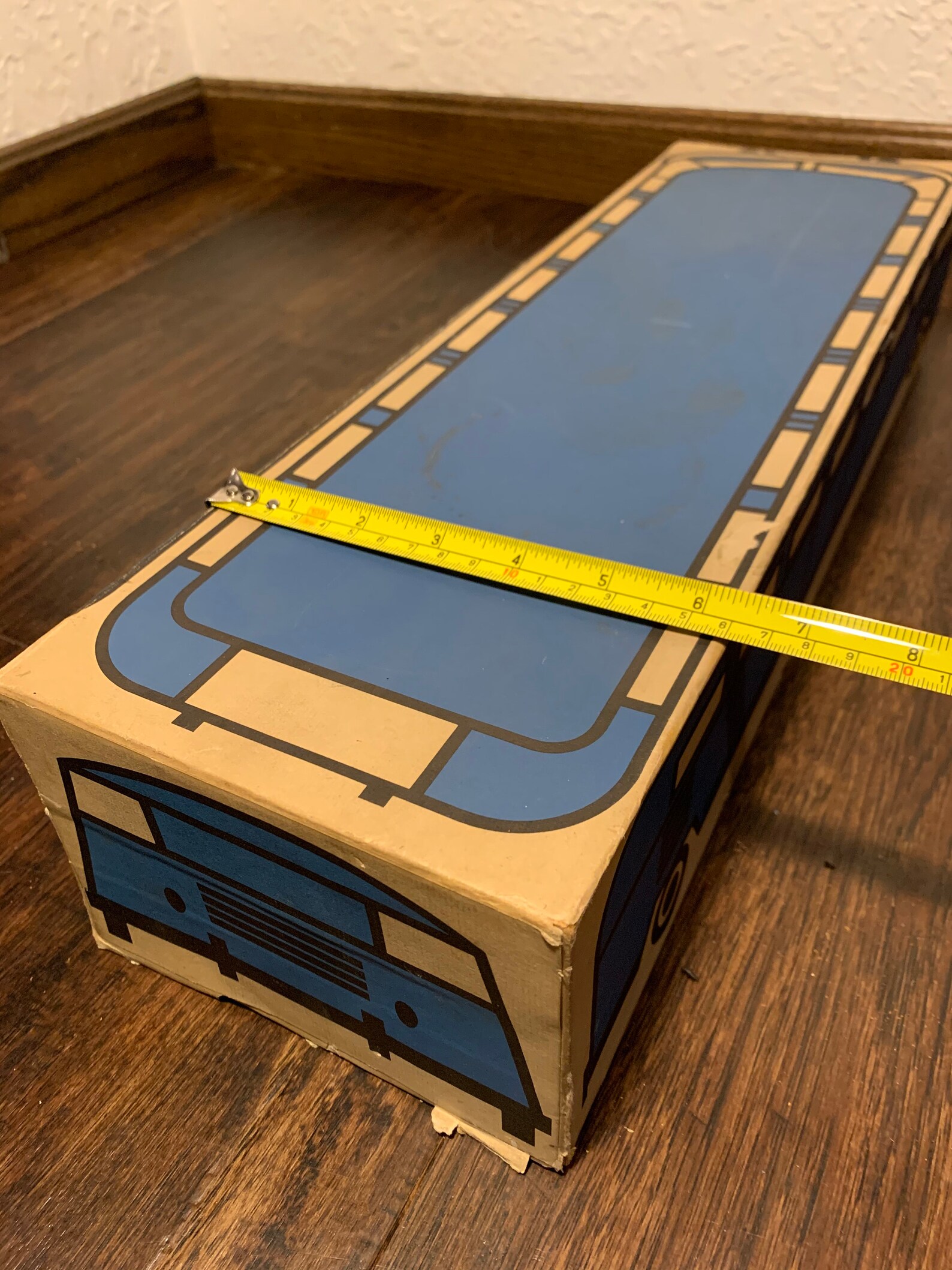 Vintage Thick Cardboard Bus Toy Storage Box. Vintage Toy. | Etsy