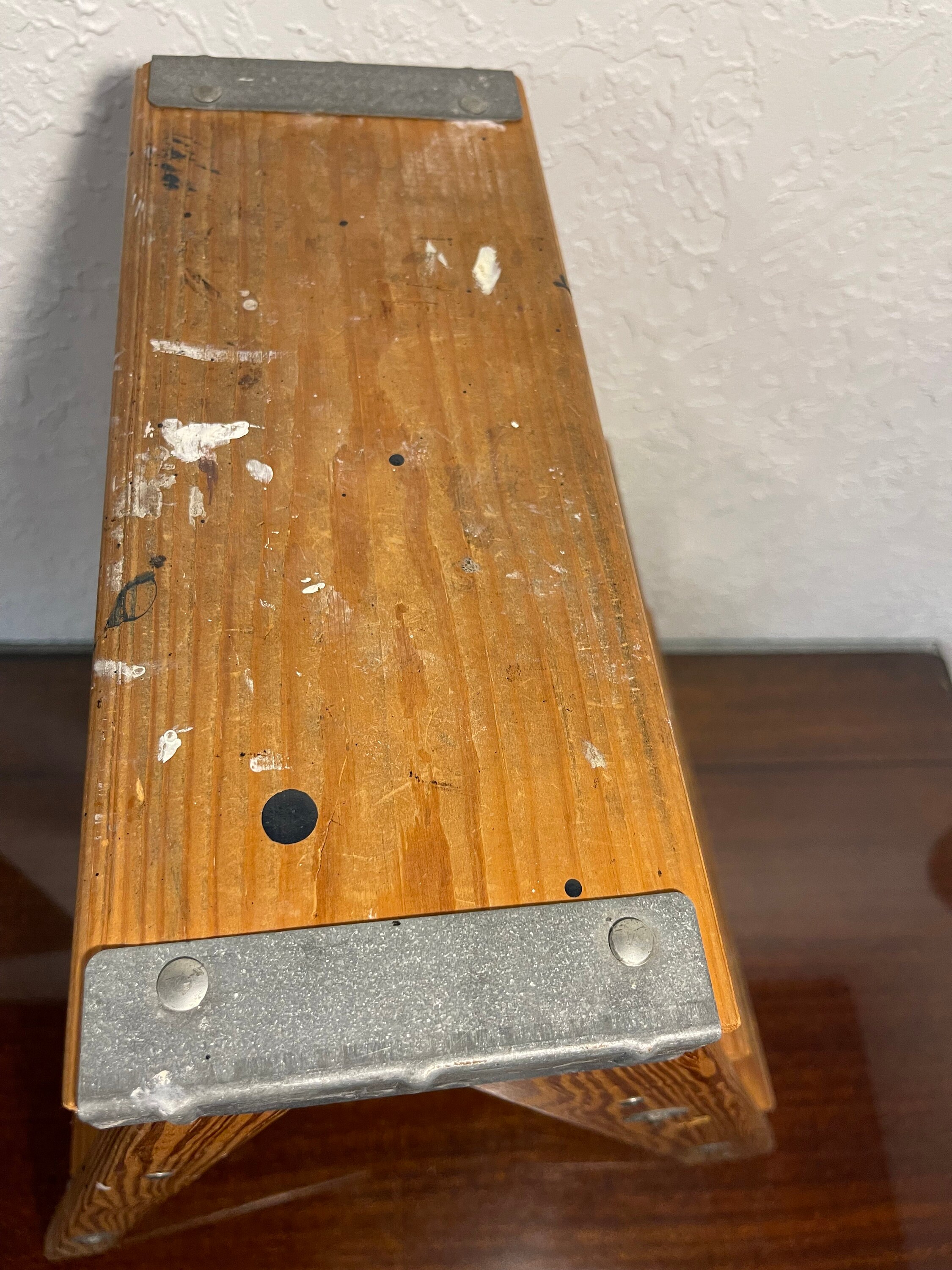 Vintage Wooden Stepladder Stepstool Kelly W-2 Ladder 1980s Wood Ladder ...