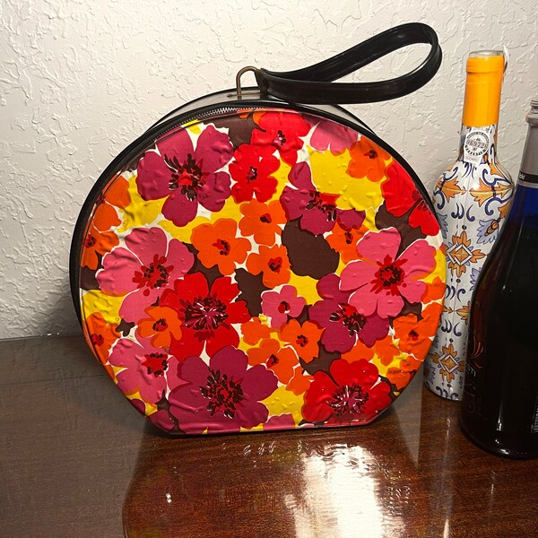 Round Suitcase - Etsy