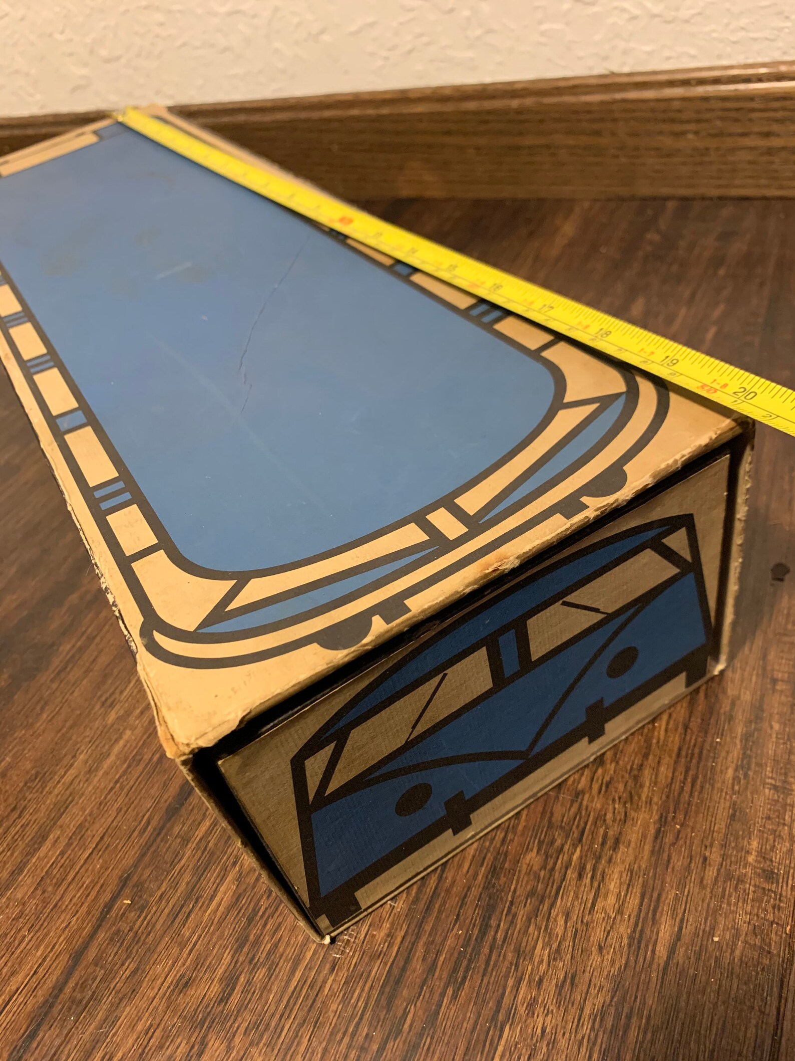 Vintage Thick Cardboard Bus Toy Storage Box. Vintage Toy. | Etsy