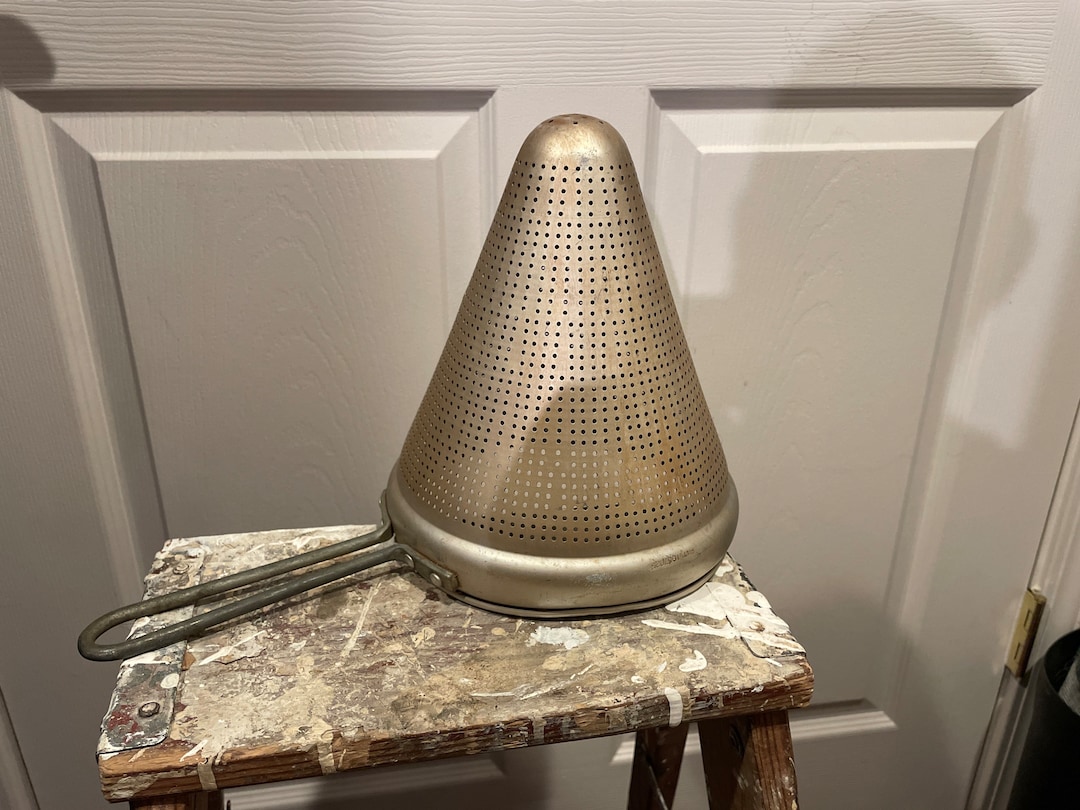 Aluminum Strainer Vino Strainer Vintage Strainer Sieve Primitive ...