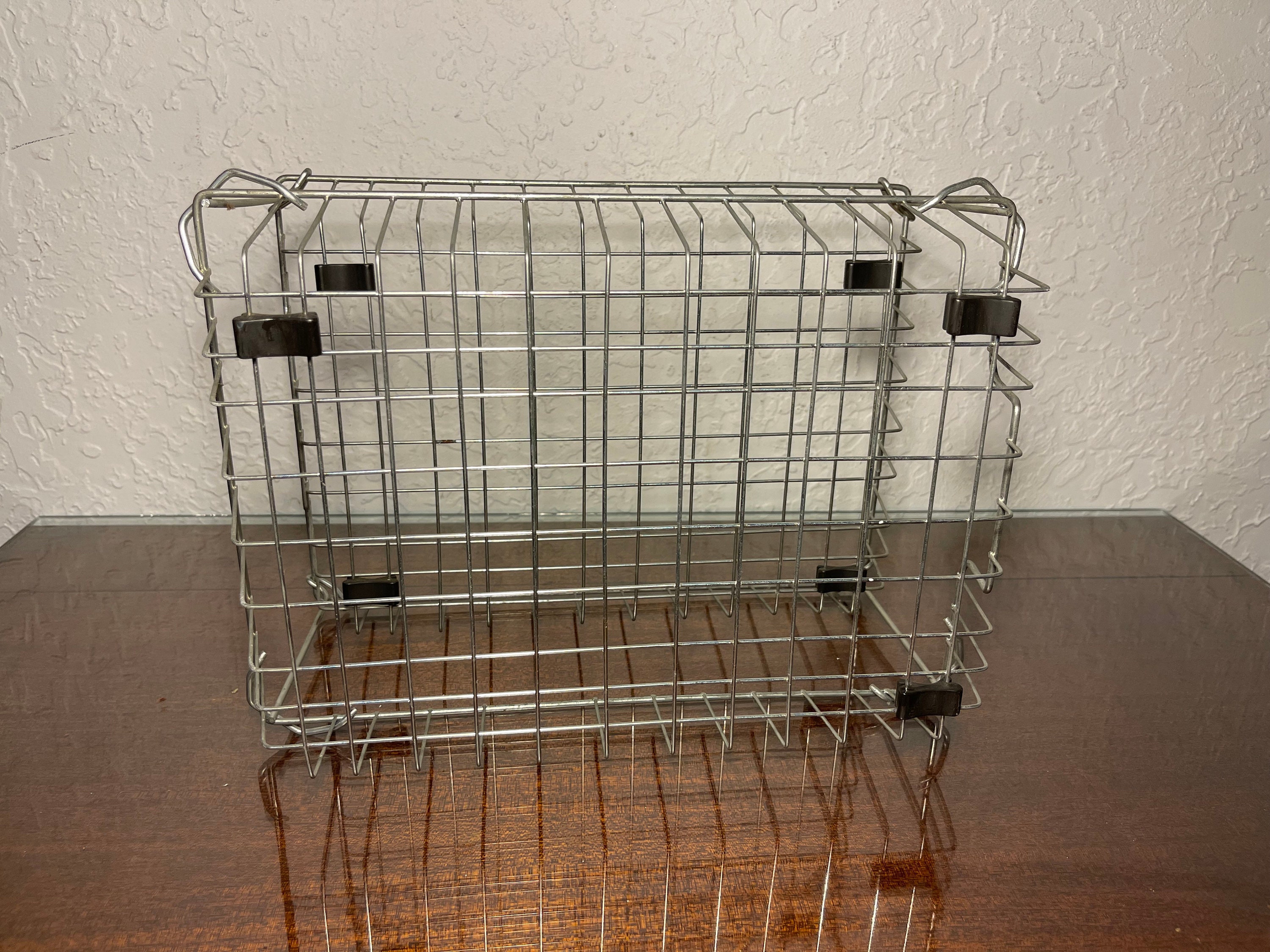 Vintage Wire Paper Trays Stacked Vintage Trays Tiered Paper Tray ...