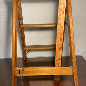 Vintage Wooden Stepladder Stepstool Kelly W-2 Ladder 1980s Wood Ladder ...