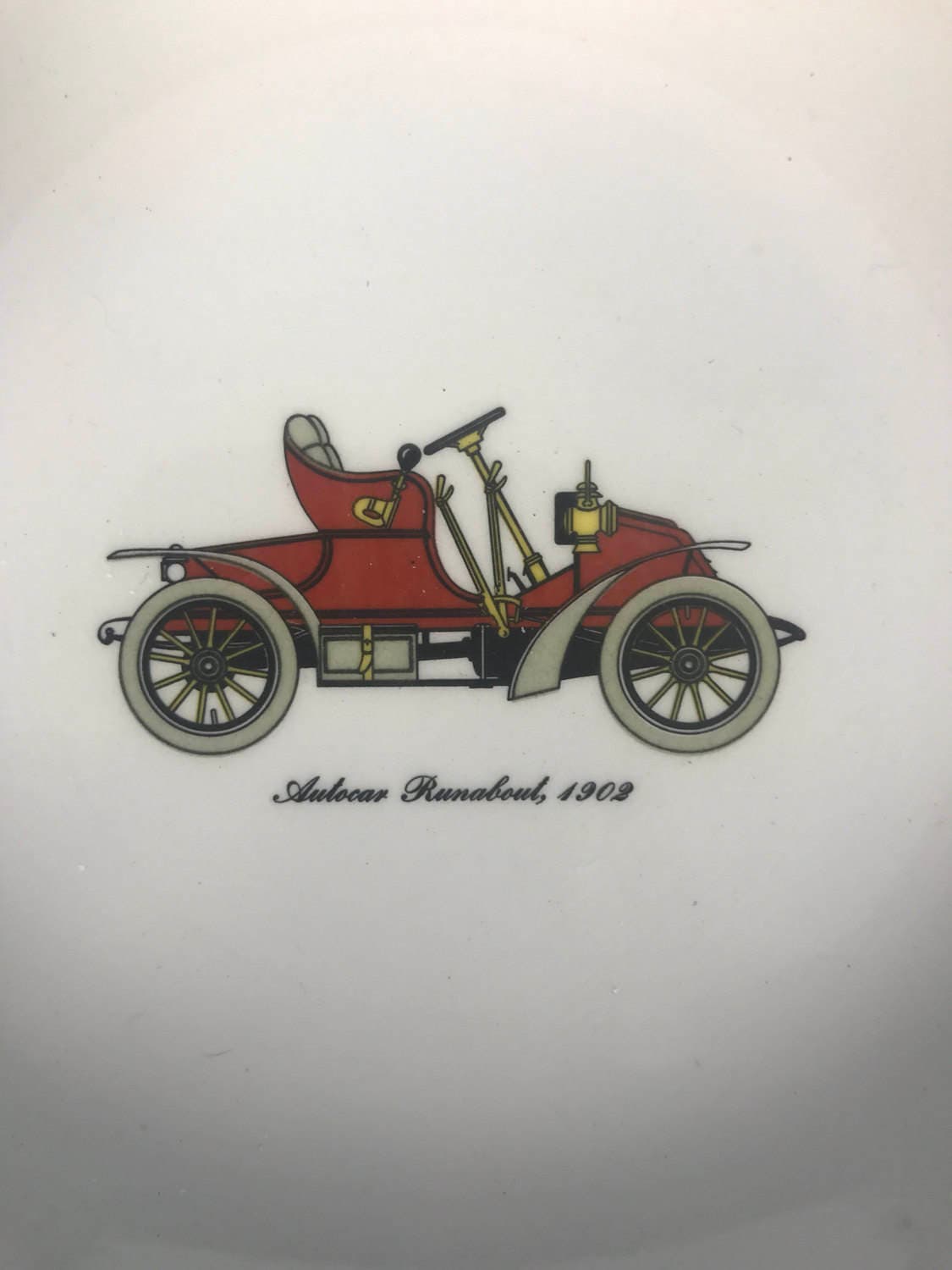 Vintage Antique Car Plate Autocar Runabout 1902 Spain by Pontesa ...