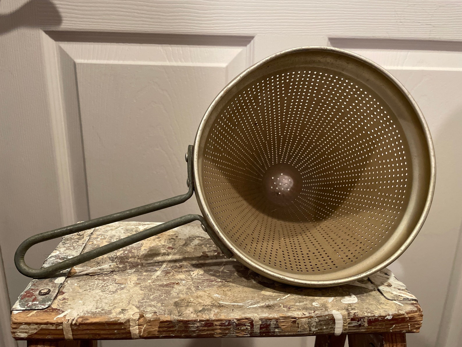 Aluminum Strainer Vino Strainer Vintage Strainer Sieve Primitive ...