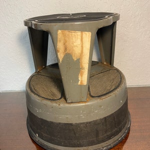 Vintage KIK Step Rolling Library Stoop Cramer Industries Gray Step ...