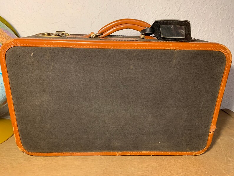 Vintage T. Anthony Hard Sided Luxury Suitcase Luggage. Canvas - Etsy