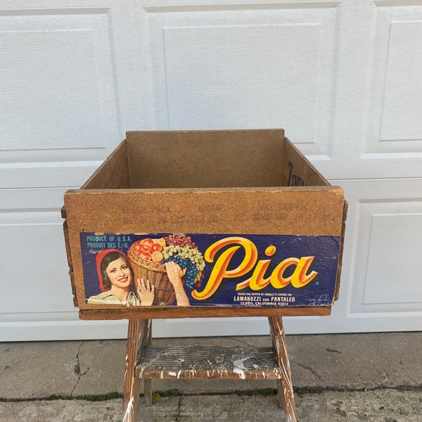 Vintage Produce Crate Art - Etsy