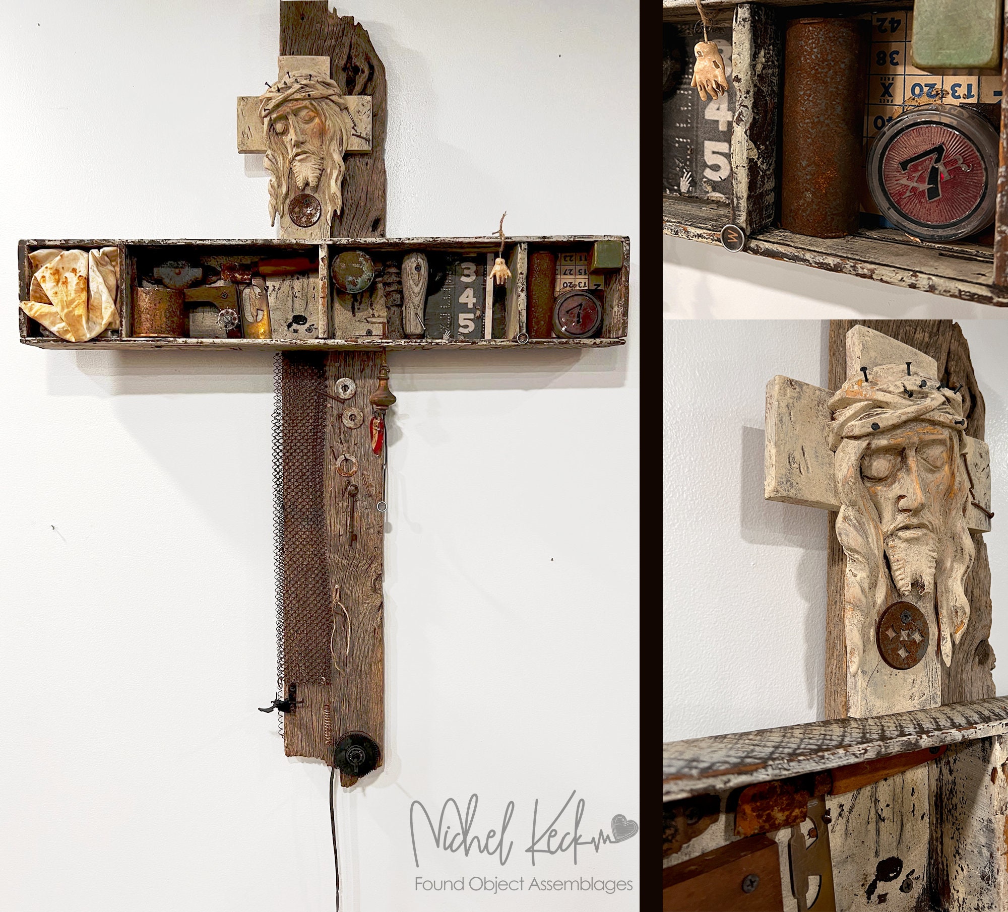 Abstract Assemblage Sculpture