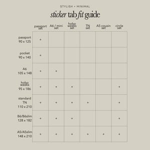 Hoboweeks TINY Tabs - Easy + Durable Plastic - Etsy