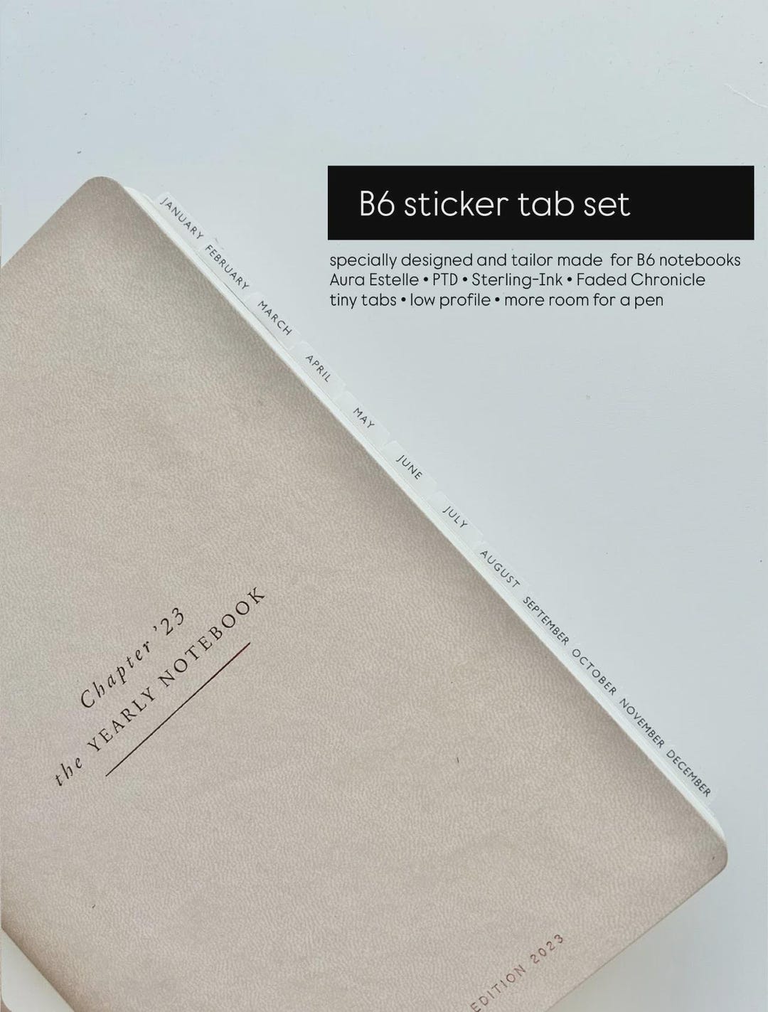 B6 TINY Tabs - Easy + Durable Plastic - Etsy
