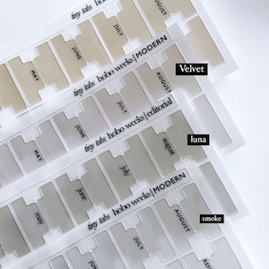 Hoboweeks TINY Tabs - Easy + Durable Plastic - Etsy