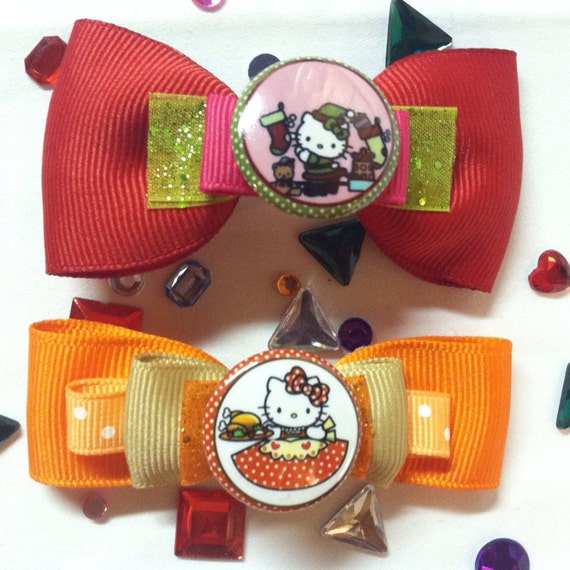 Red Hello Kitty Bow
