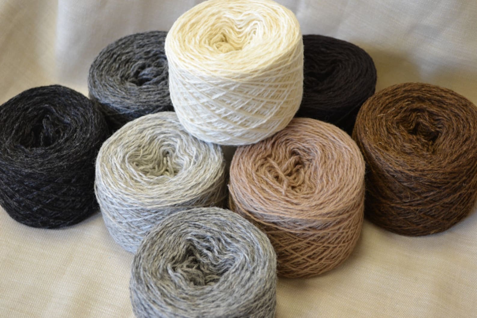 NATURAL Colors Collection 100% Quality PURE Lambswool Yarn | Etsy