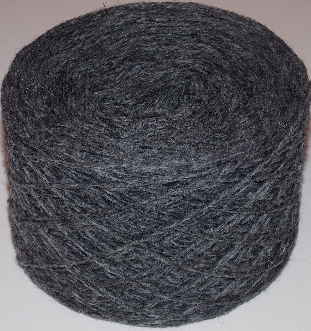 Natural Dark Grey 100% Quality PURE Lambswool Yarn, 100g for Hand and ...