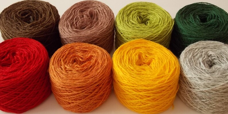 AUTUMN Collection of Colors 100% Quality PURE Lambswool Yarn | Etsy