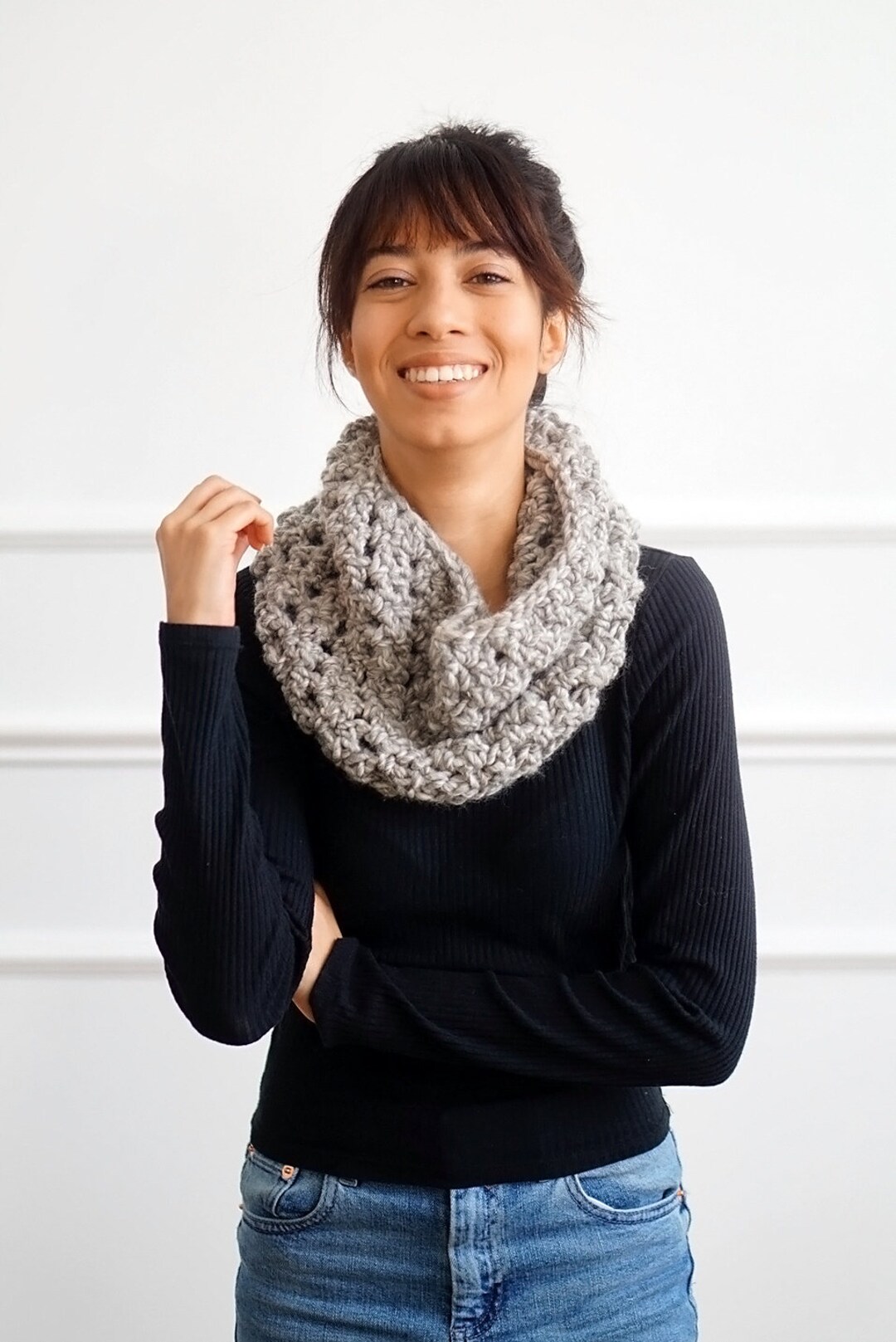 Crochet Pattern: Frost Flower Cowl - Etsy