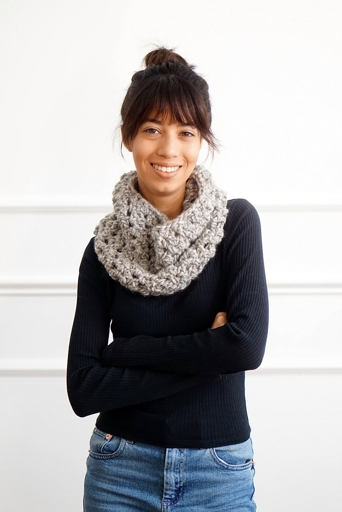 Crochet Pattern: Frost Flower Cowl - Etsy