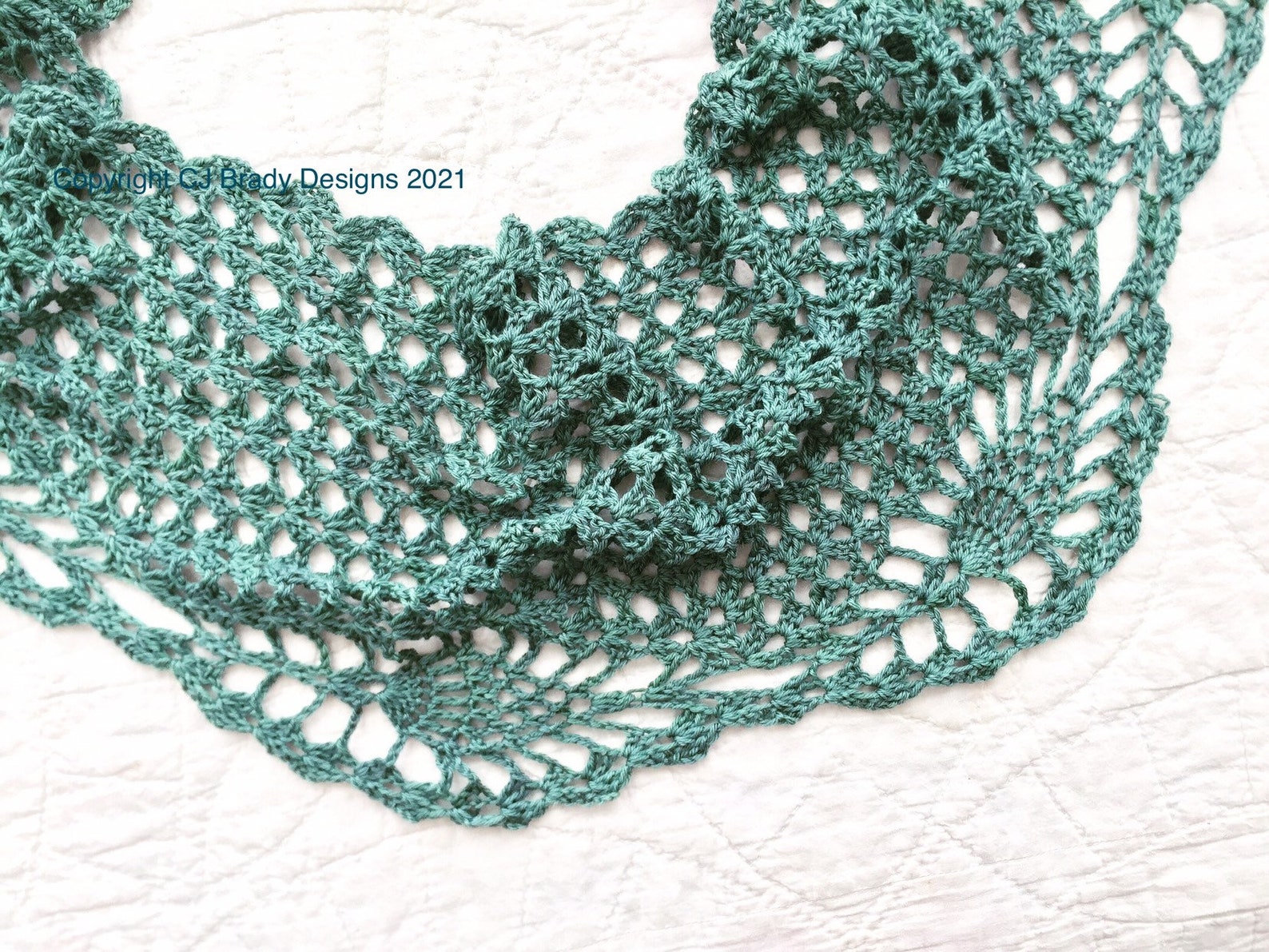 Crochet Pattern: Fresh Pineapple, Crochet Scarf, Crocheted, Crocheting ...