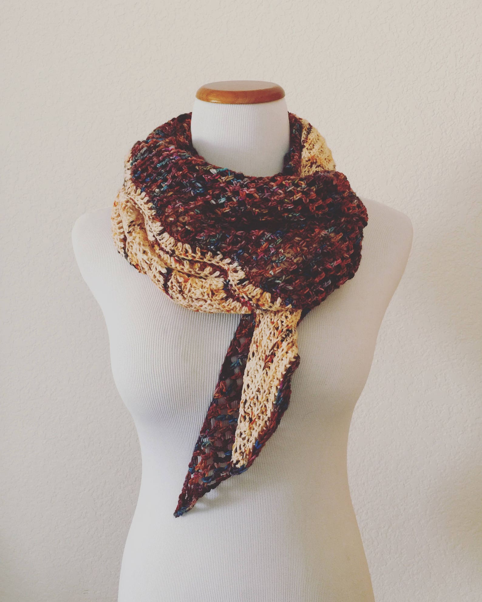 Crochet Pattern: Inner Peace Scarf - Etsy