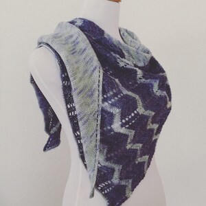 Knit Pattern: Waves of Change Shawl, Scarf - Etsy