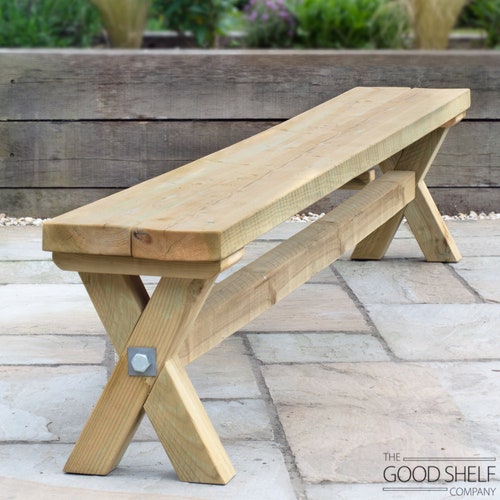 Sleeper Garden Bench Seat - Etsy