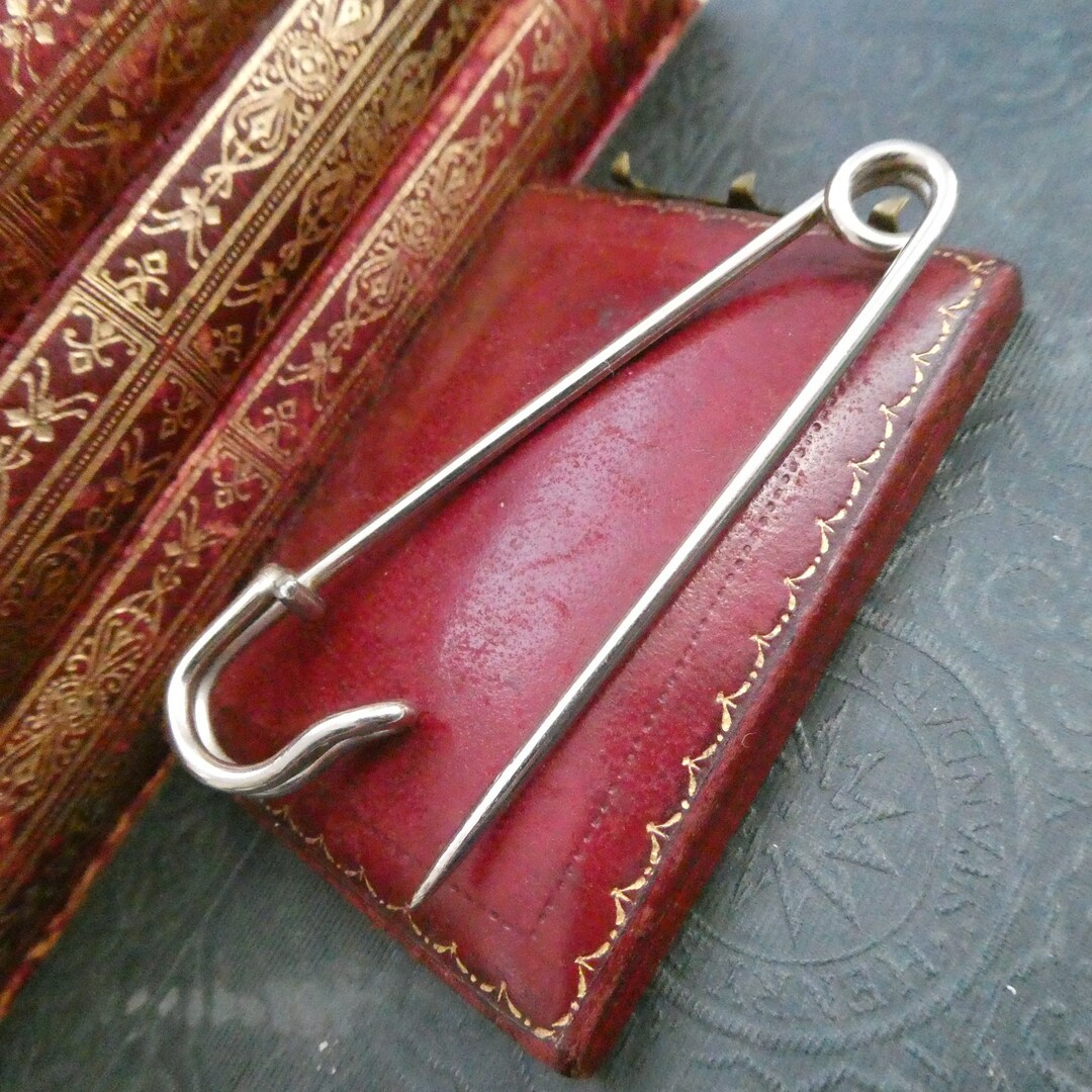 Large Vintage Safety Pin, Strong Kilt Shawl Pin Brooch Fastener - Etsy