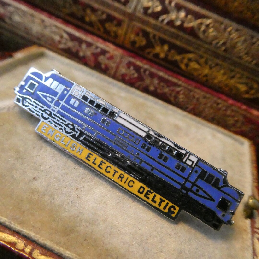 Vintage Locomotive Badge English Electric Deltic Brooch Pin British ...