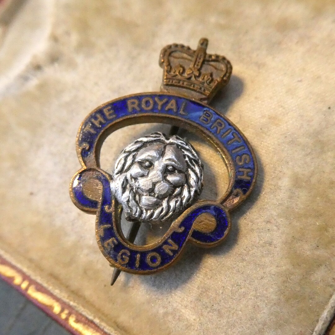 The Royal British Legion Badge Lapel Pin Brooch, Vintage 1970s - Etsy