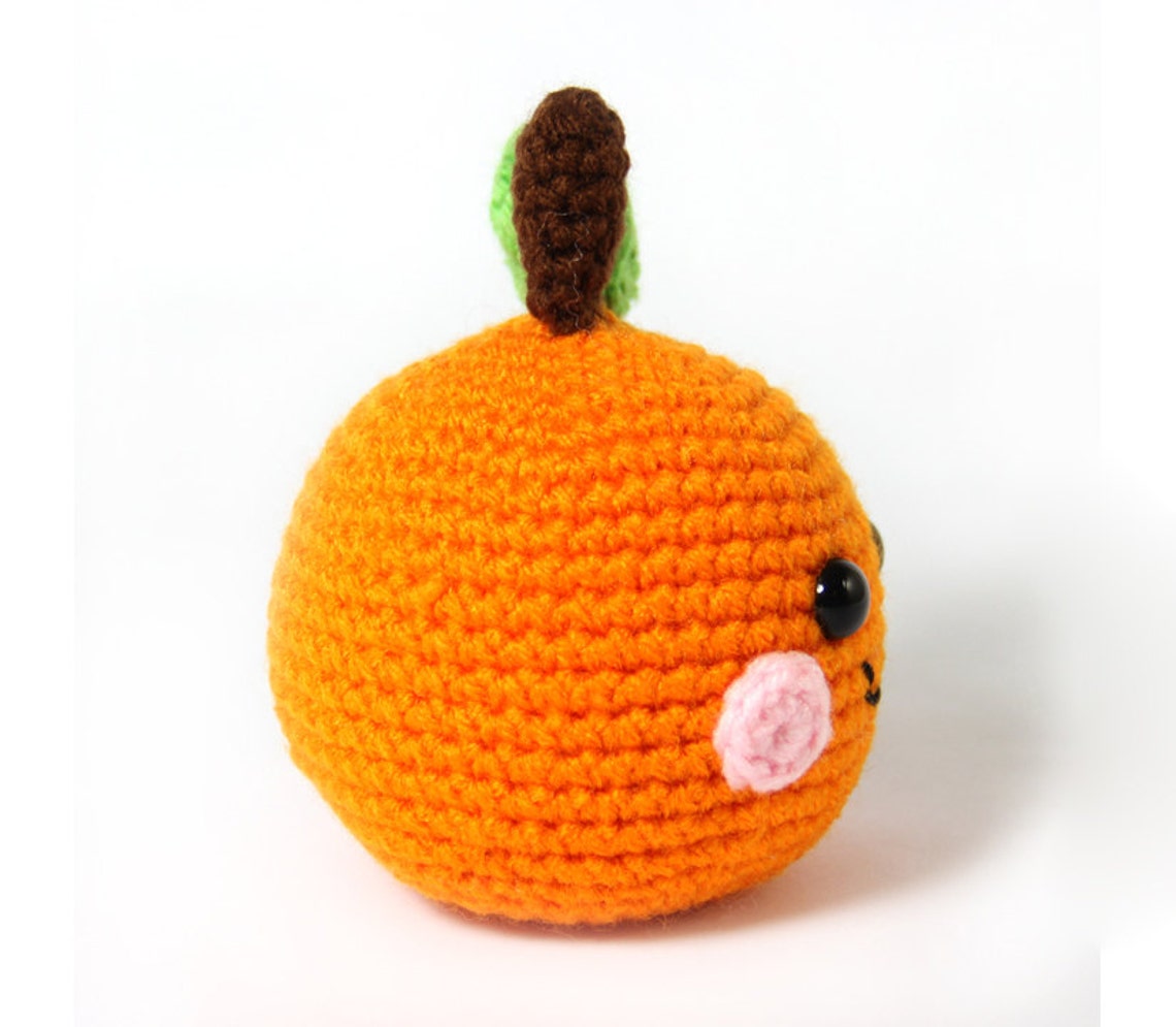 PATTERN: Orange Amigurumi Crochet Pattern - PDF Digital Download - Etsy