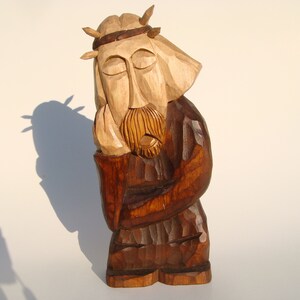 PENSIVE JESUS CHRIST Handcrafted Wooden Sculpture - Etsy