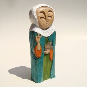 Saint Melangell Abbess of Ireland, Patron Saint of Hares and Rabbits - Etsy