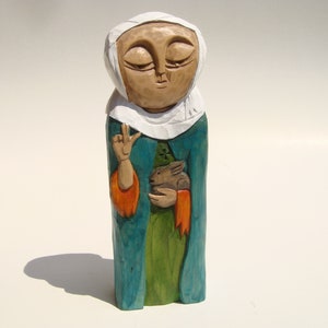 Saint Melangell Abbess of Ireland, Patron Saint of Hares and Rabbits - Etsy