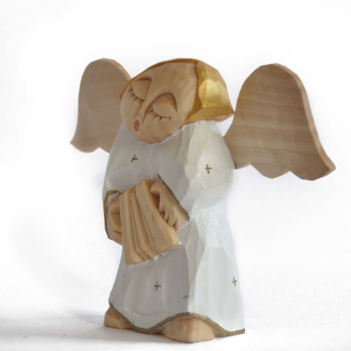 ANGEL Handcrafted Wooden Sculpture - Etsy