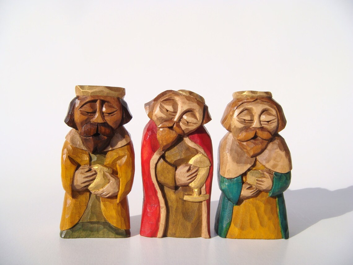 Figures Three Kings With Procession - Etsy