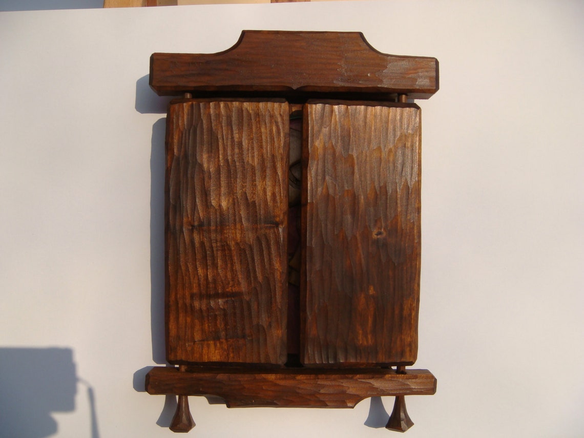 TRIPTYCH Carved Sculpture Virgin Maryjesus and St.joseph With | Etsy