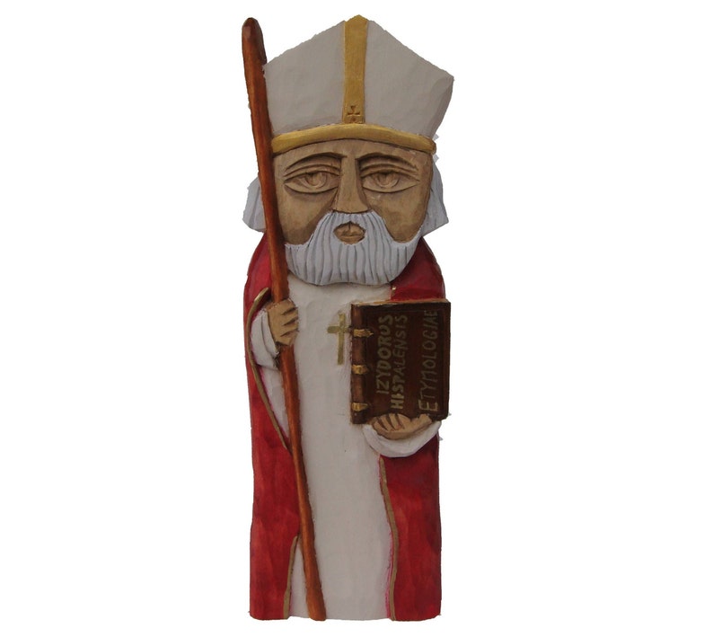 Saint ISIDOR of Seville (isidorus Hispalensis) Patron of the Internet ...