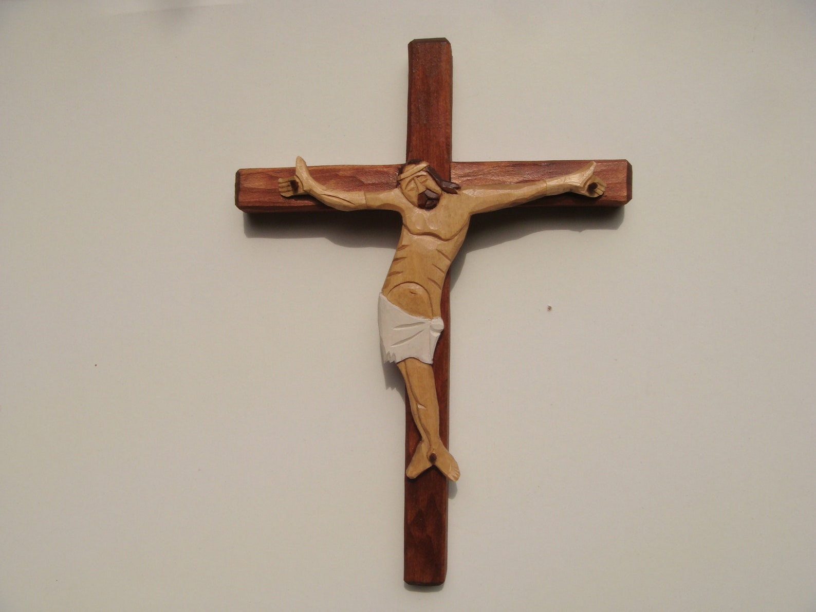 CROSS. JESUS on the CROSS . Handcrafted Sculpture - Etsy