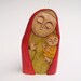VIRGIN MARY With Jesus - Handcrafted Wooden Sculpture Active Photos - Etsy